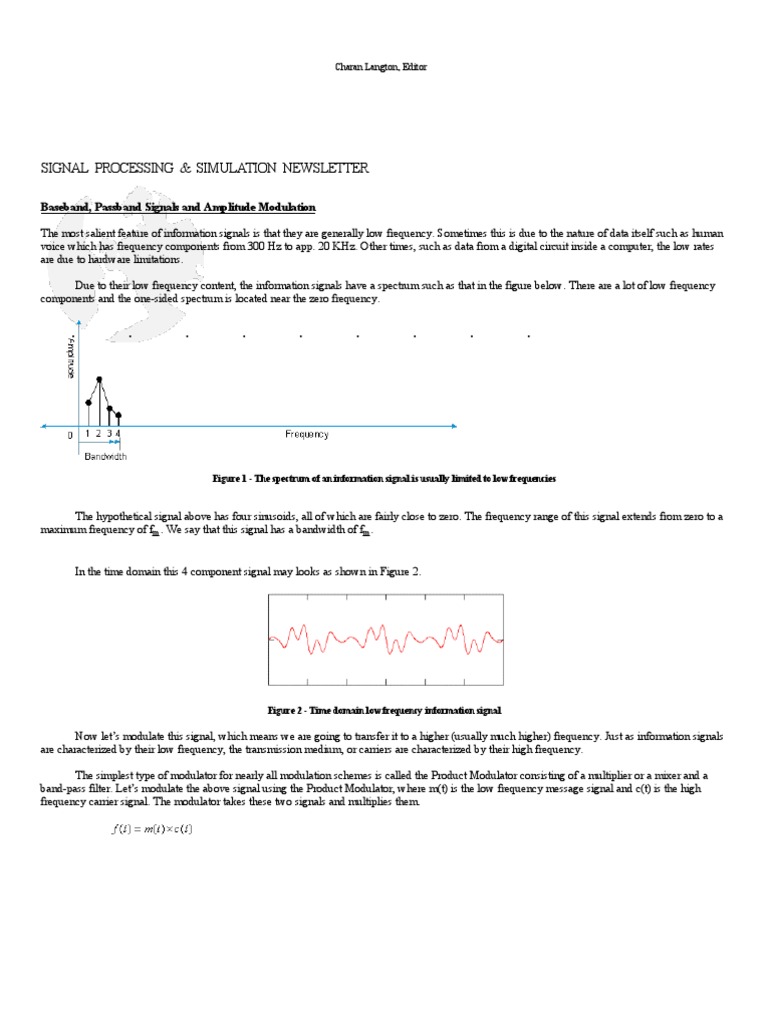 Am Base Pdf Modulation Detector Radio