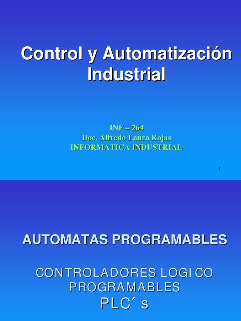 Tema 2 Automatas Programables PDF | PDF | Controlador lógico programable | Programa de computadora