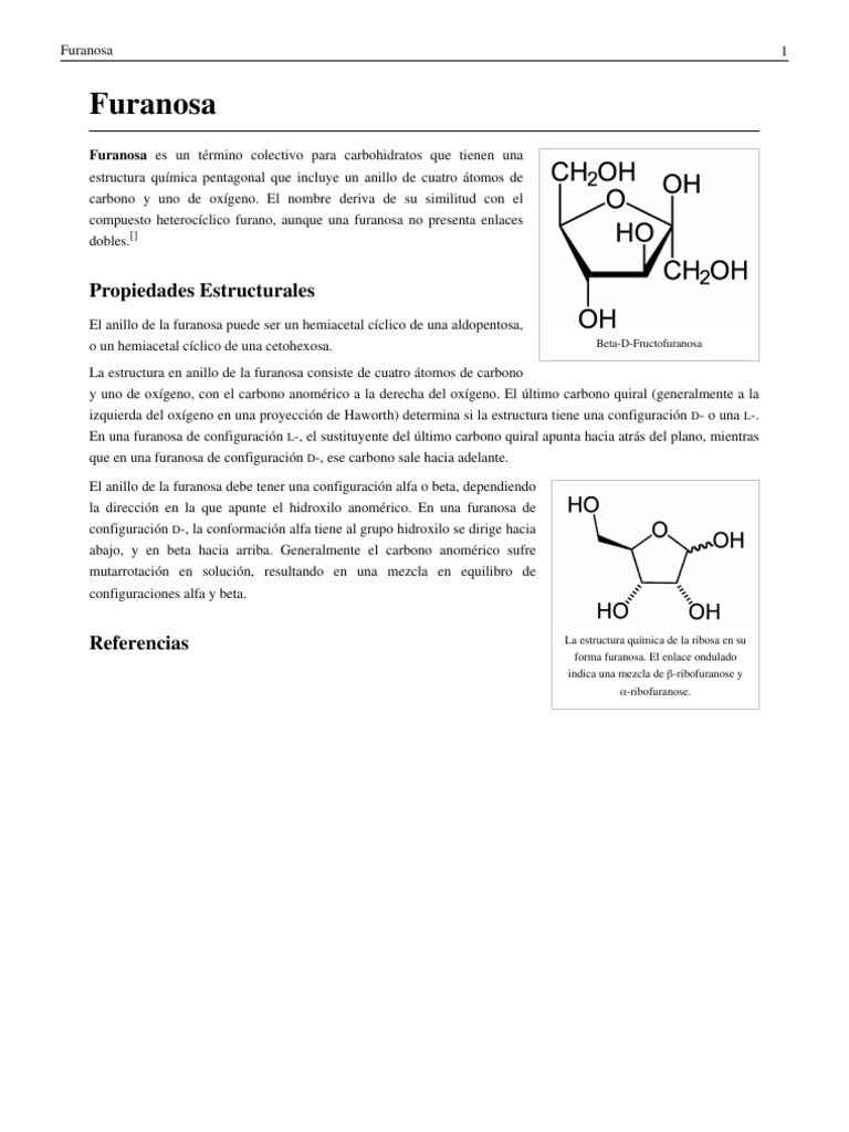 Furanosa | Síntesis química | Química de carbohidratos