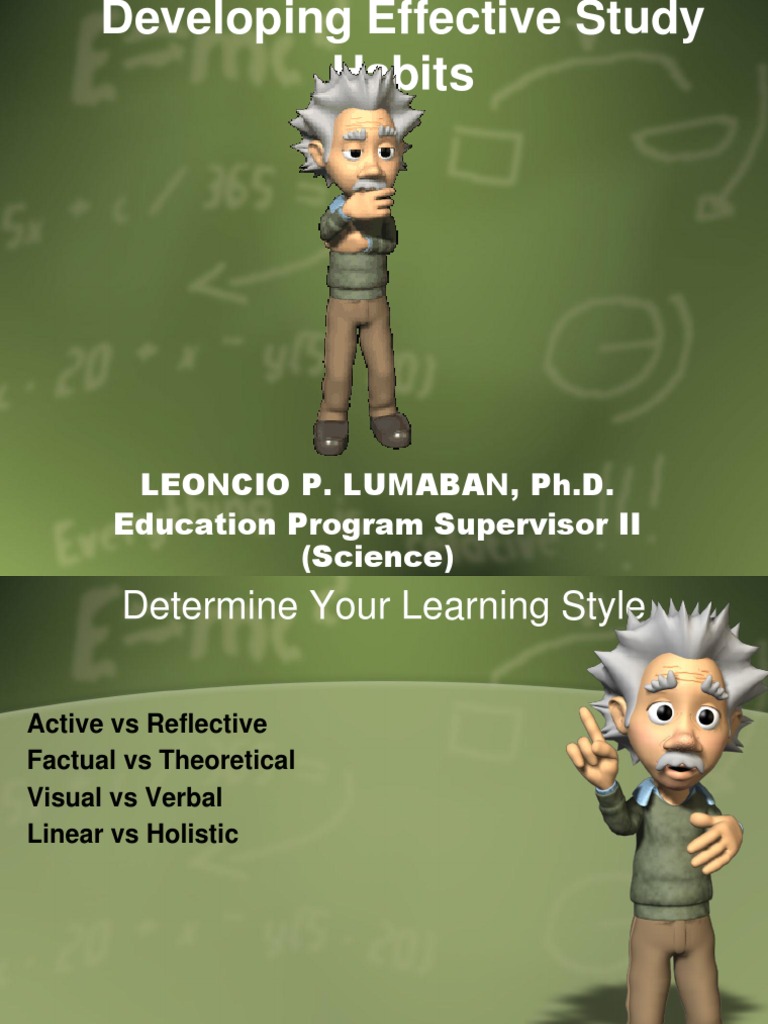 Effective Study Habits Guide | PDF