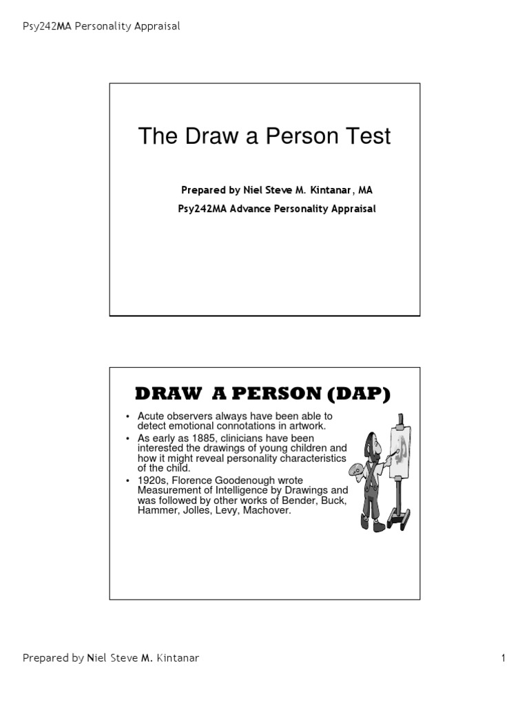 Draw a Person Test Overview | PDF | Foot | Hypothesis
