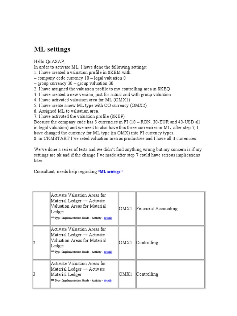 ML Controlling | PDF | Valuation (Finance) | Computing