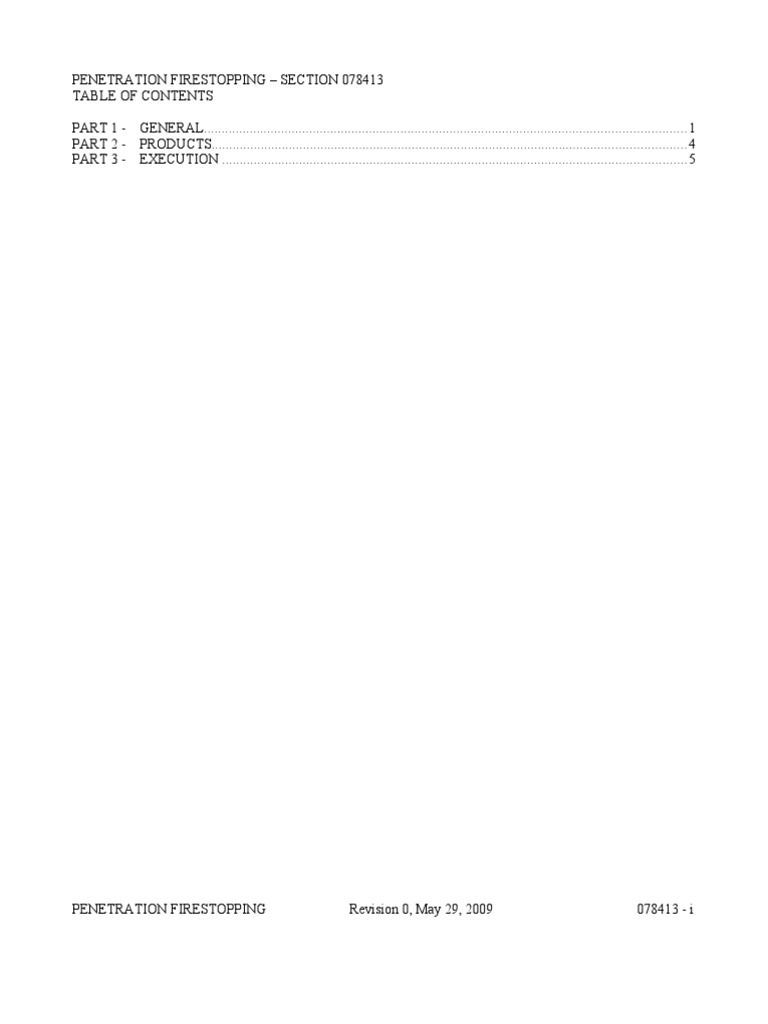 Penetration Firestopping Guide 078413 | PDF | Building | Building ...