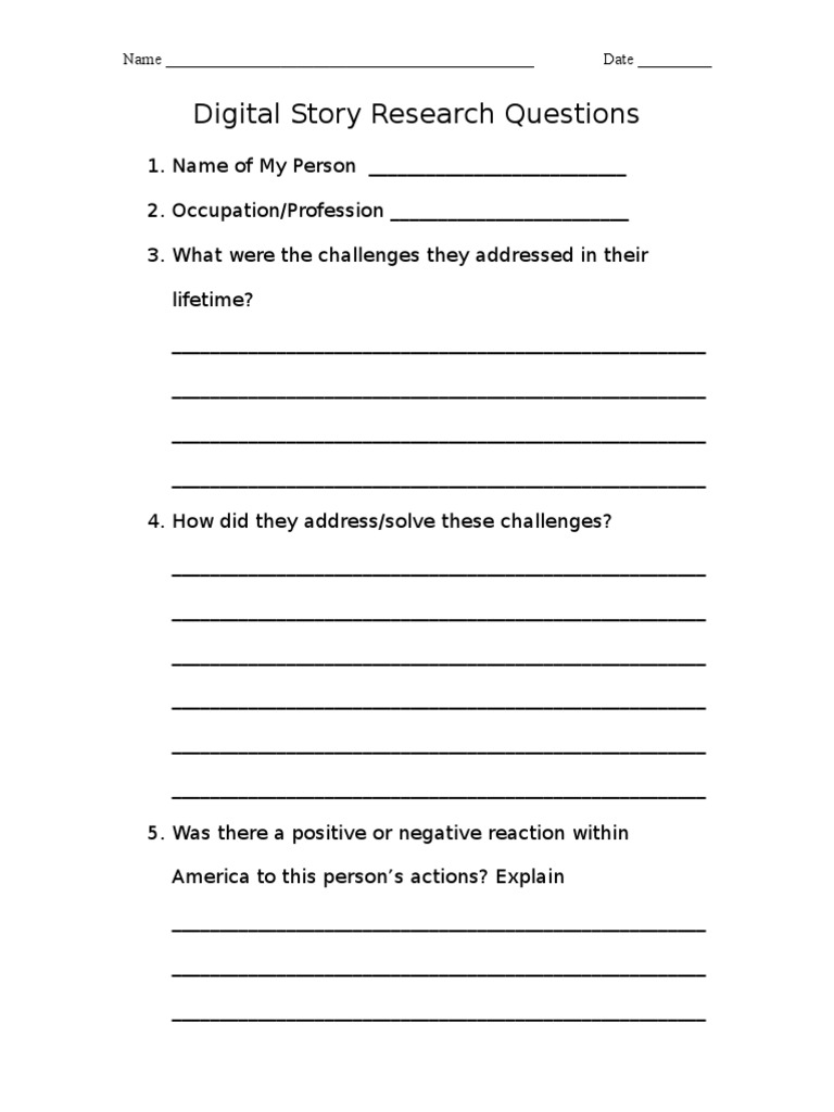 Progressive Era Research Questions | PDF