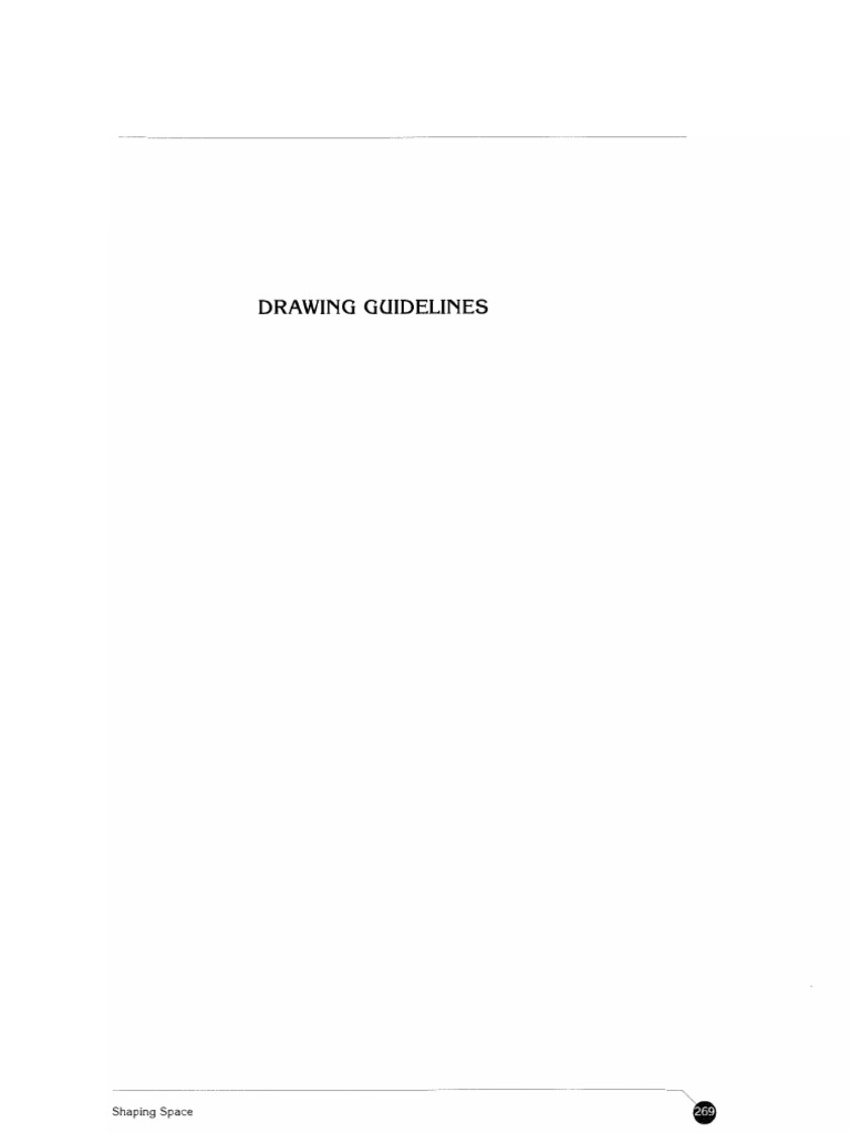 Drawing Guidelines for Architecture | PDF