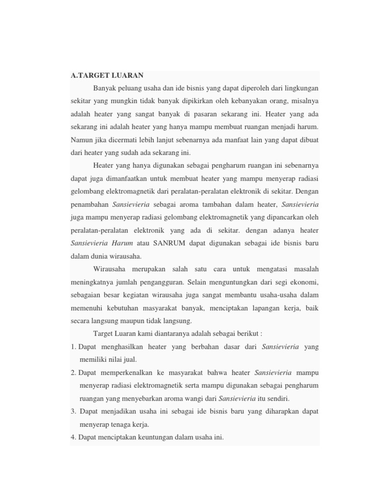 Target Luaran PKMK | PDF