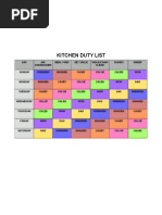 Kitchen Prep Sheet | PDF