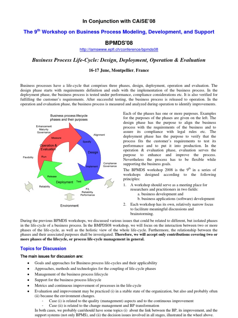BP Life Cycle | PDF | Product Lifecycle | Business Process