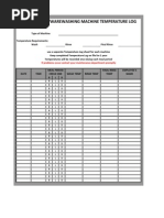 Haccp All in One Daily Record Sheet | PDF | Cooking, Food & Wine