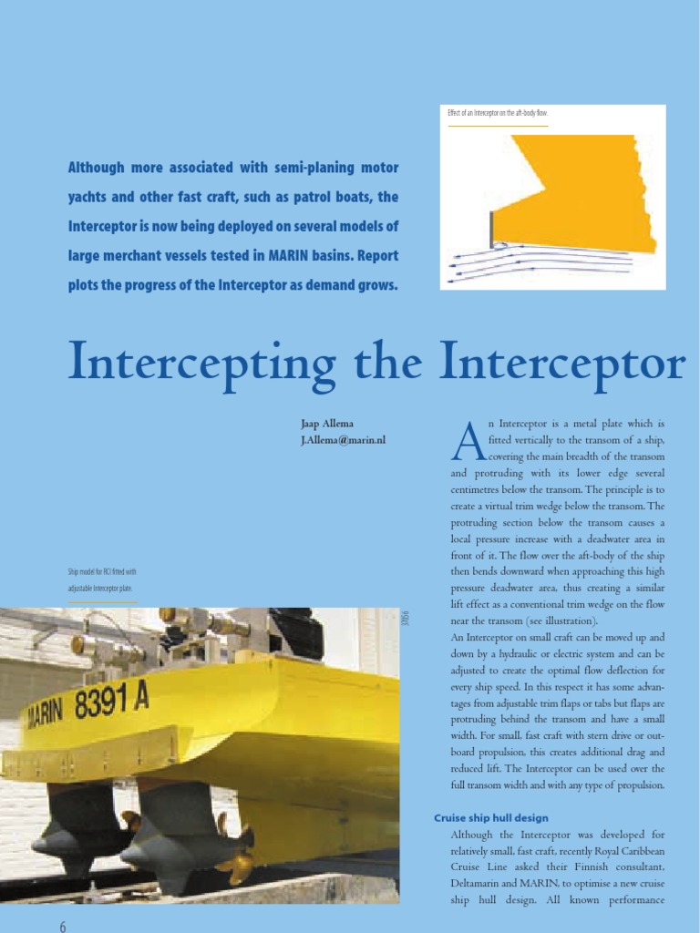 MARIN Interceptors | Ships | Lift (Force)