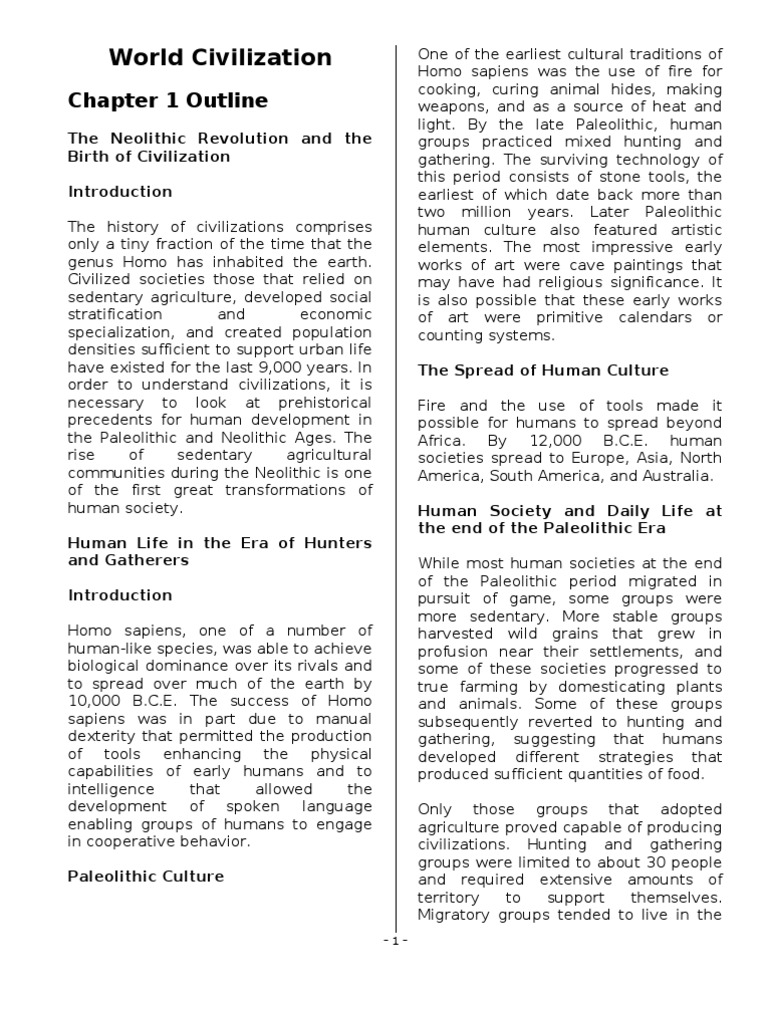 World Civilization | PDF | Ancient Egypt | Civilization
