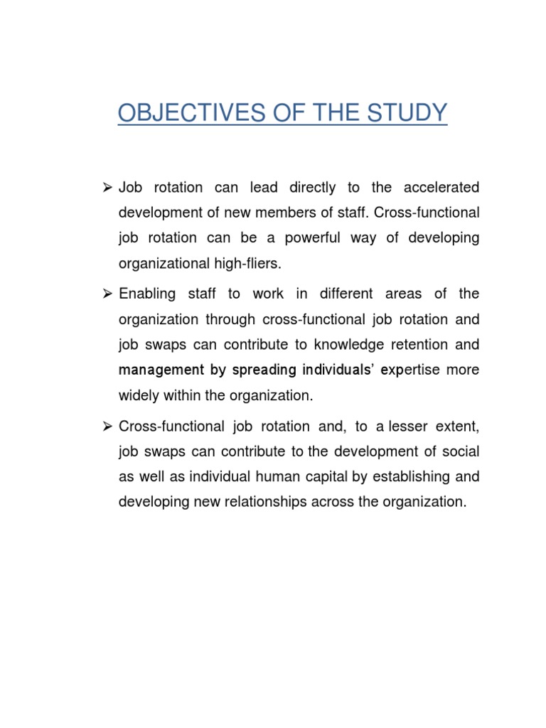 Job Rotation | PDF | Employment | Survey Methodology