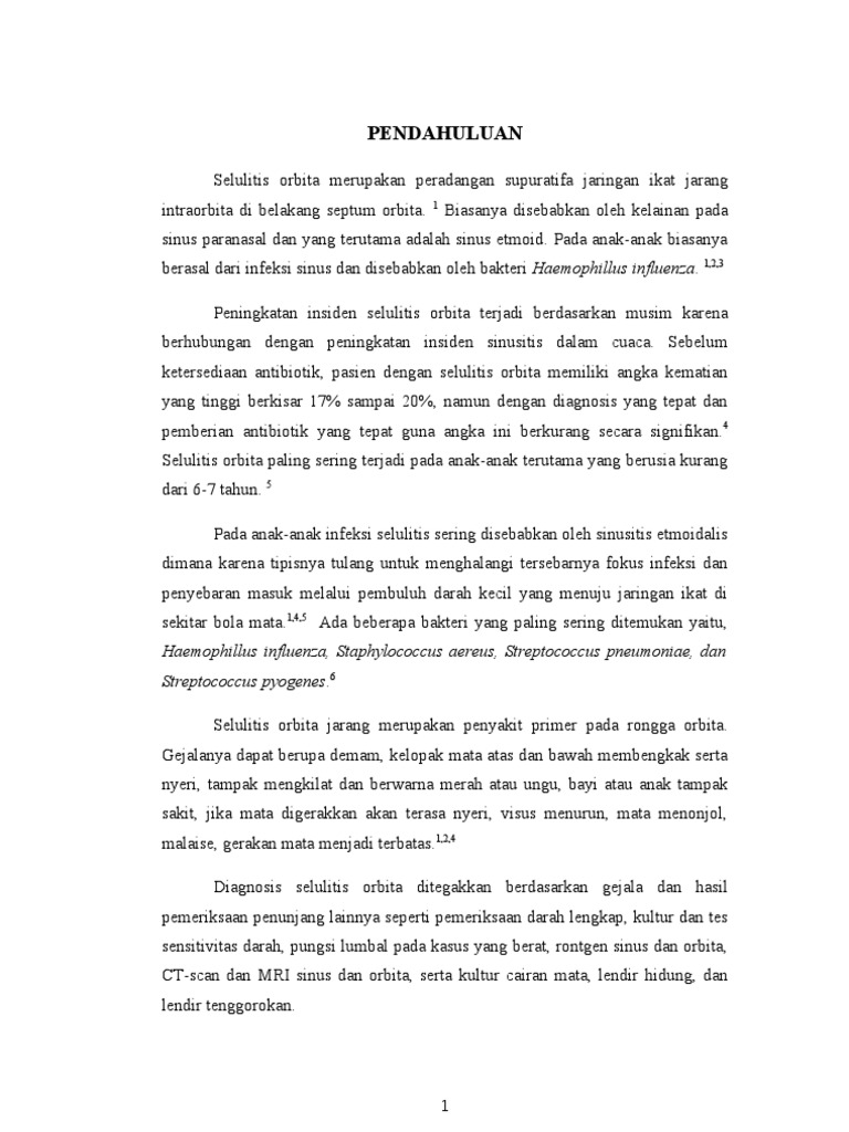 Selulitis Orbita. | PDF
