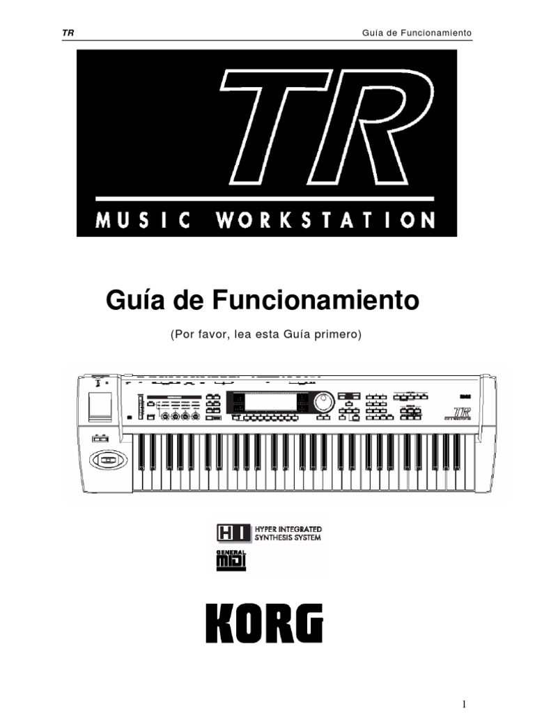 korg triton tr espaÑol | Música electrónica | Sonido
