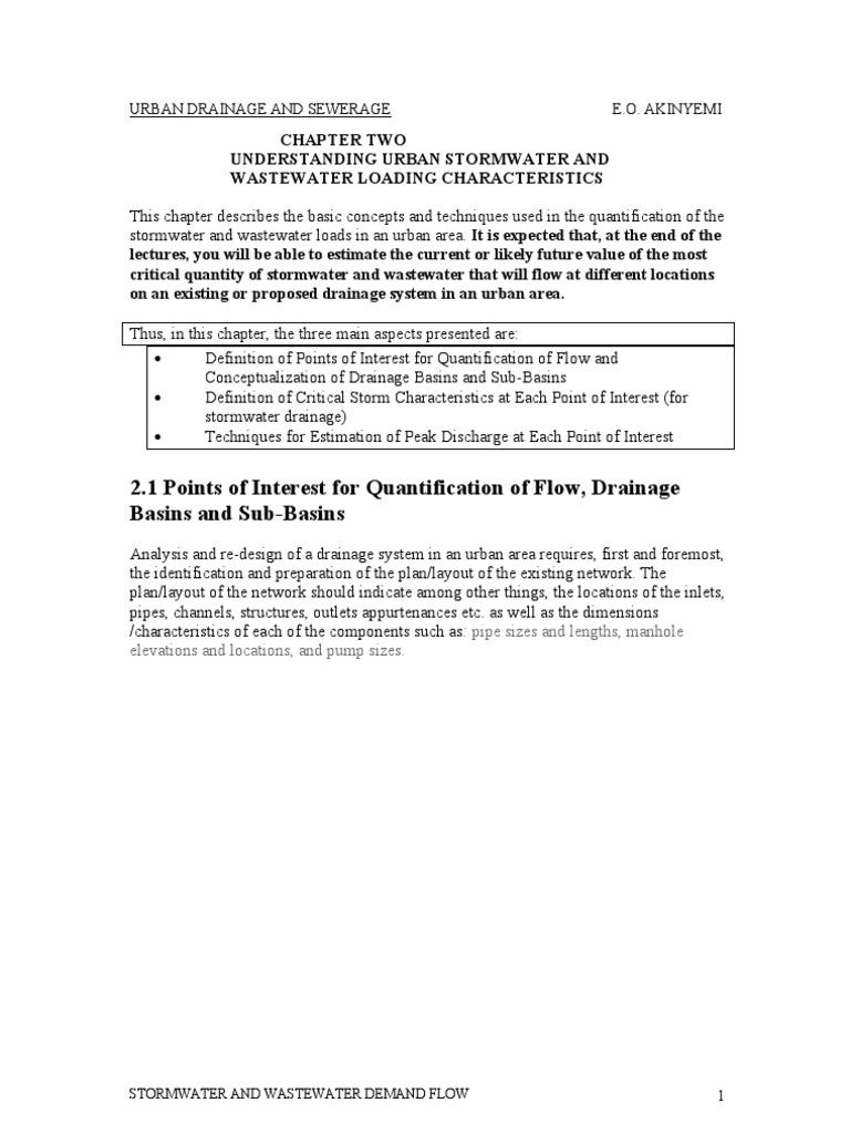 Urban Stormwater Management Guide | PDF | Drainage Basin | Surface Runoff