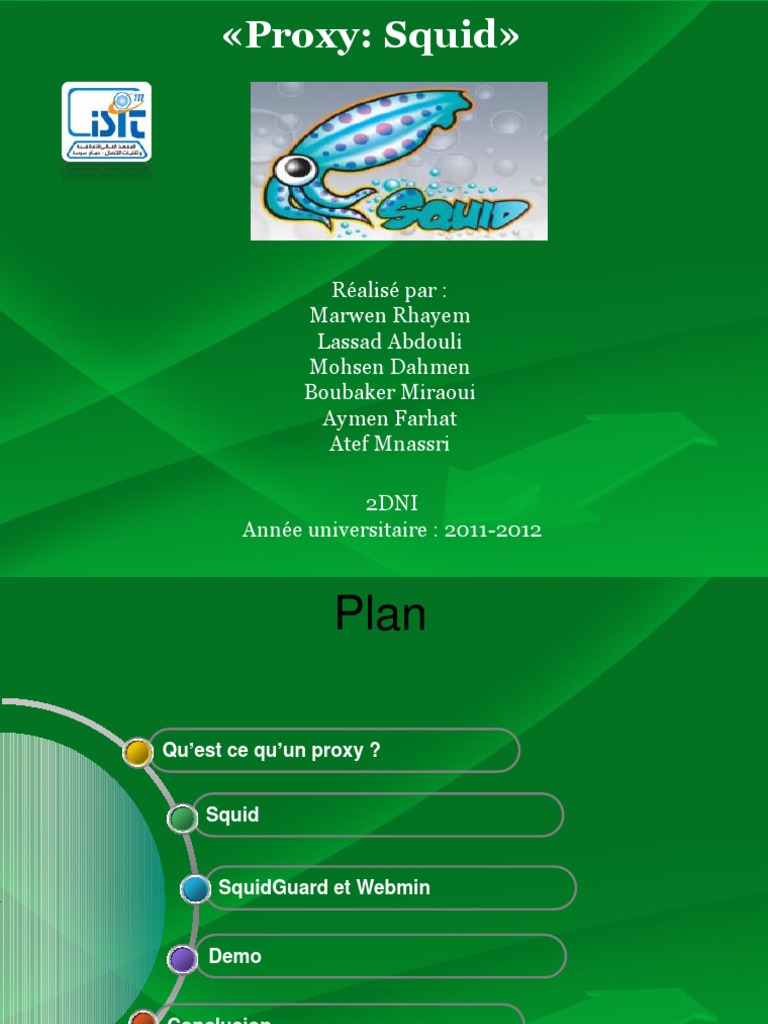 Presentation Squid | PDF | Serveur proxy | Internet
