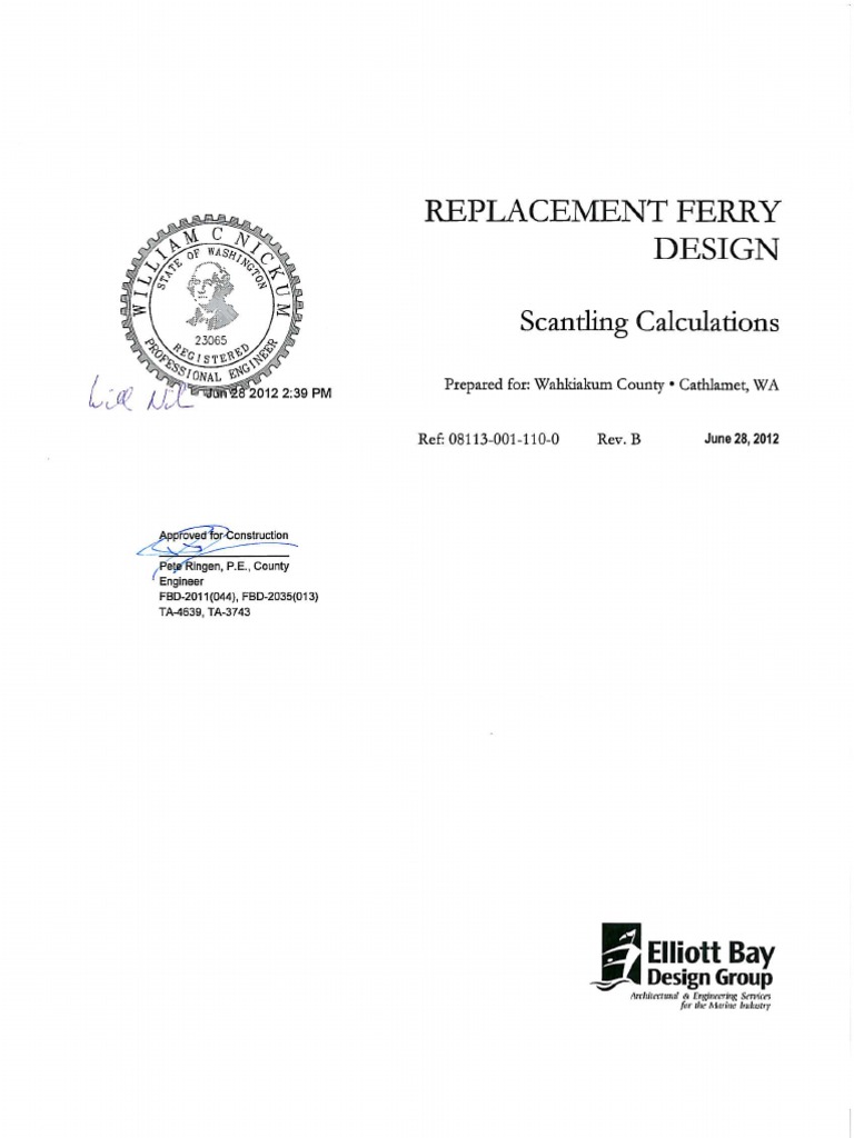 ScantLing Calculation | PDF