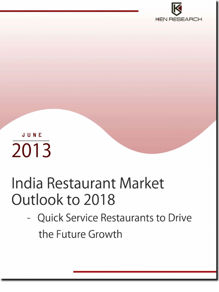 India Restaurant Market Outlook To 2018 - Sample Report | PDF | Fast ...