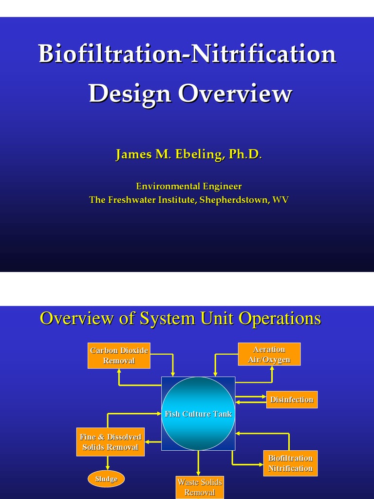 Biofiltration Nitrification Design | PDF | Nitrate | Chemical Substances