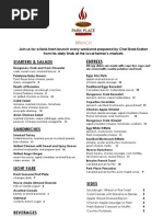 Breakfast and Kickback Menu - Drury Hotels | PDF | Hot Dog | French Fries