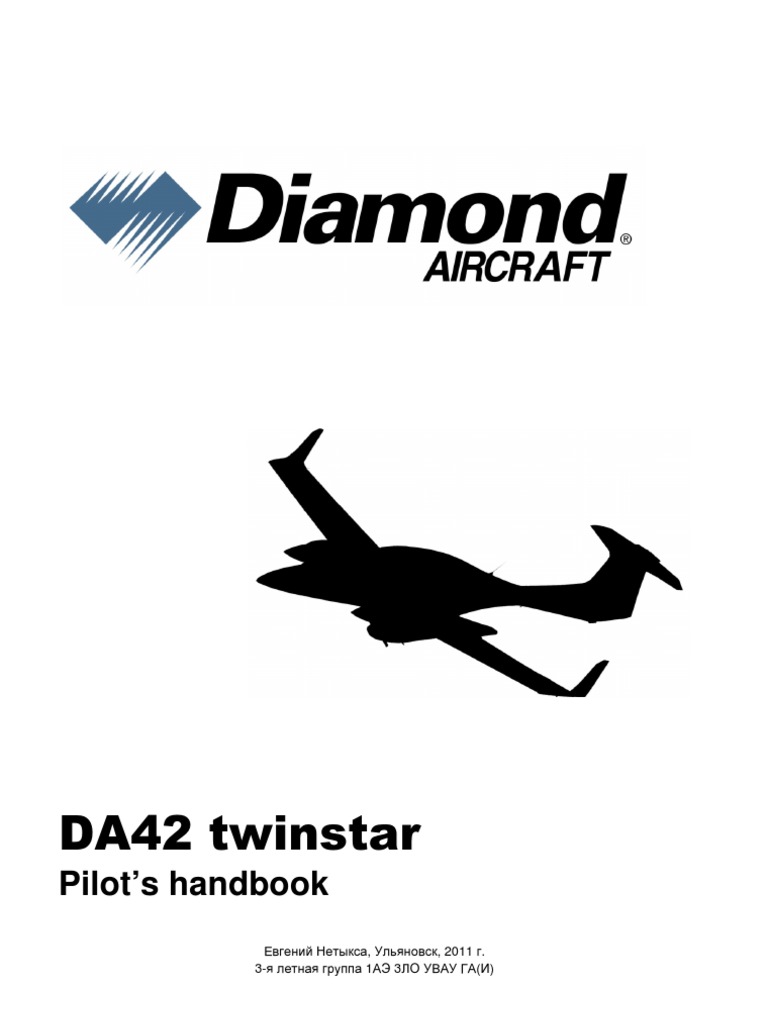 Da42 Pilots Handbook | PDF | Landing Gear | Takeoff