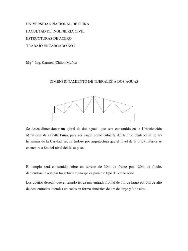 Partes De Un Techo A Dos Aguas