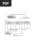 Cash Balance Confirmation Letter Template | PDF | Finance & Money ...