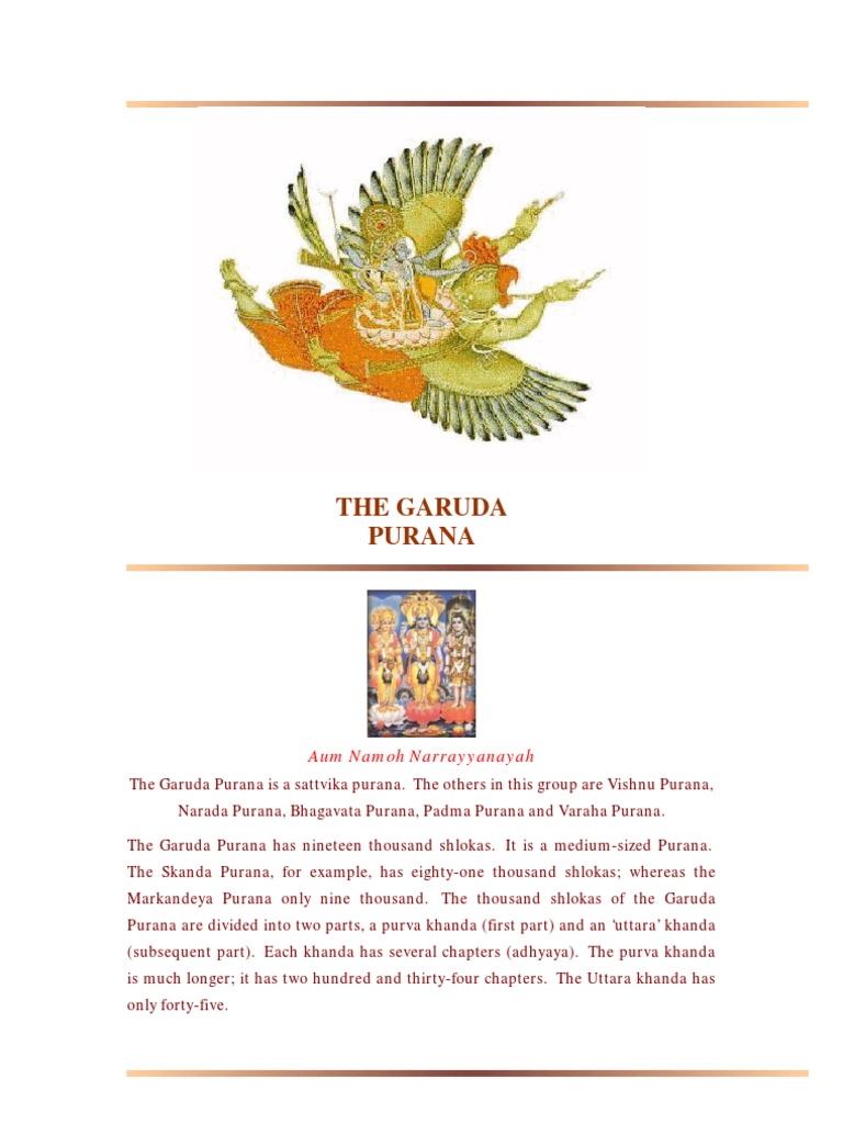 The Garuda Purana | PDF | Planets In Astrology | Puranas