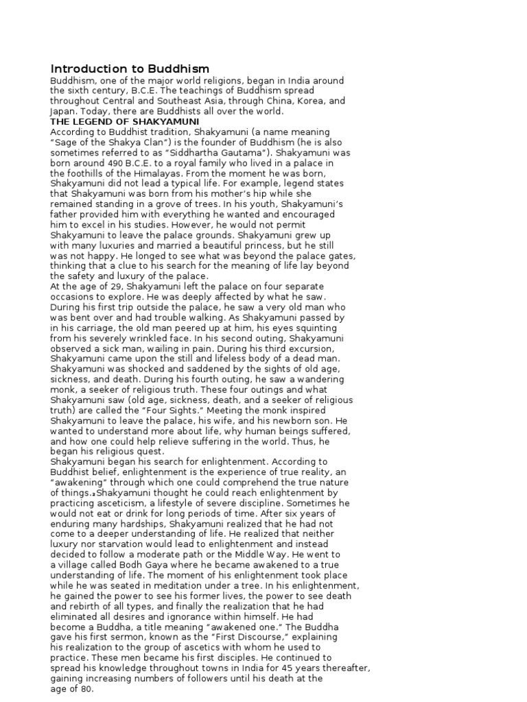 Buddhism: A Beginner's Guide | PDF | Noble Eightfold Path | Gautama Buddha