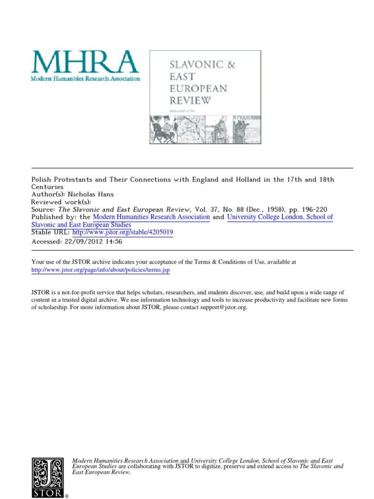 Modern Humanities Research Association University College London ...