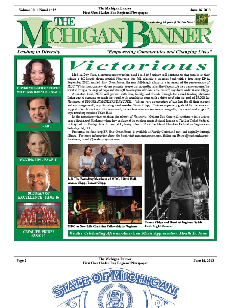The Michigan Banner June 16 2013 Edition | PDF | Chief Information ...