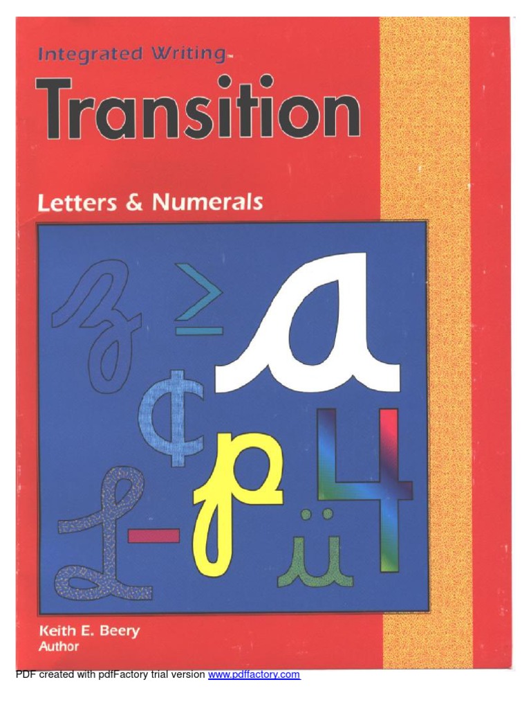 Integrated Writing Transition Letters & Numerals | PDF | Computing ...