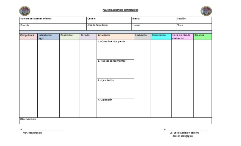 Formato Plan Padep | PDF
