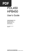 Trimble TDL450L 450H UserGuide | PDF | Rechargeable Battery | Radio