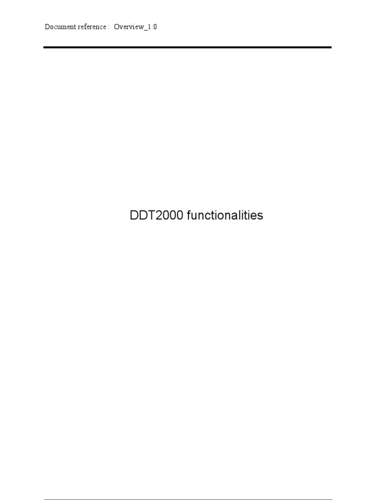 DDT 2000 | PDF | Sas (Software) | Databases