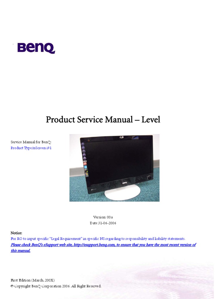 Nscreen DC Nscreen I91 20090216 111413 Nscreen I91 Service Manual | PDF ...