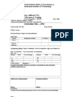 VTU Consolidated Marks Card Application | PDF | Receipt | Mail