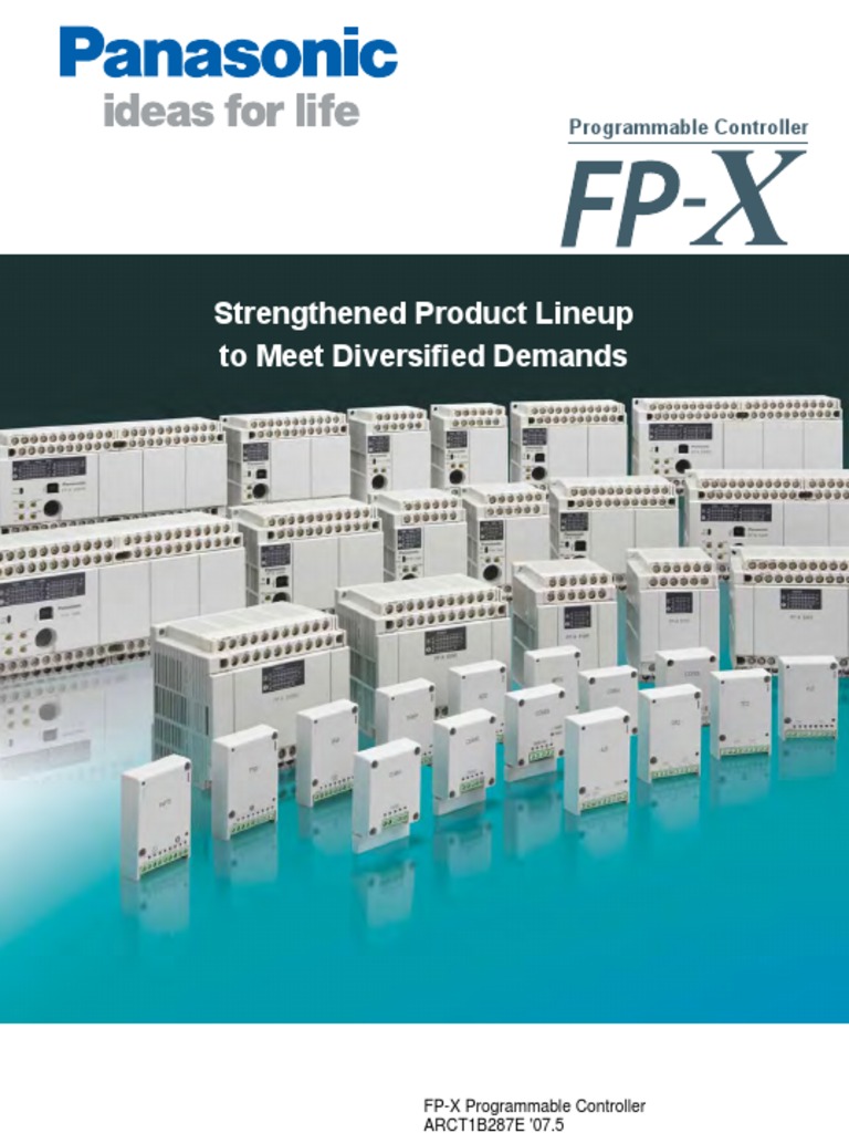 Panasonic PLC FP X PDF | PDF | Programmable Logic Controller | Power Supply