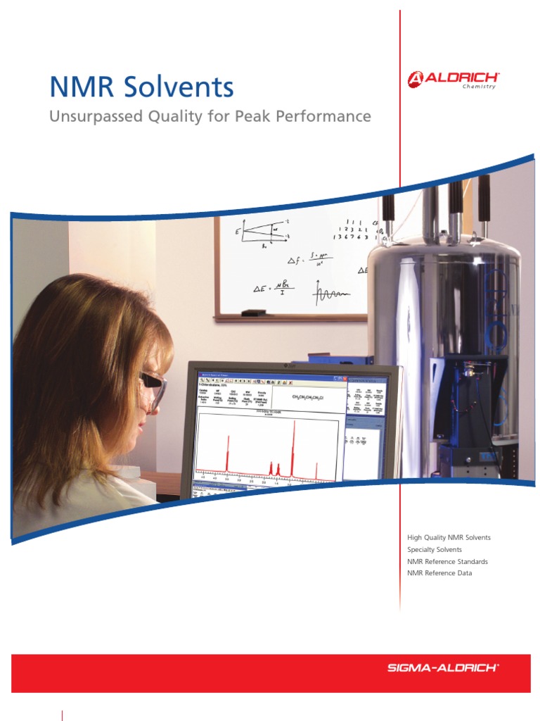 NMR Solvents - Unsurpassed Quality For Peak Performance | PDF | Solvent | Nuclear Magnetic Resonance