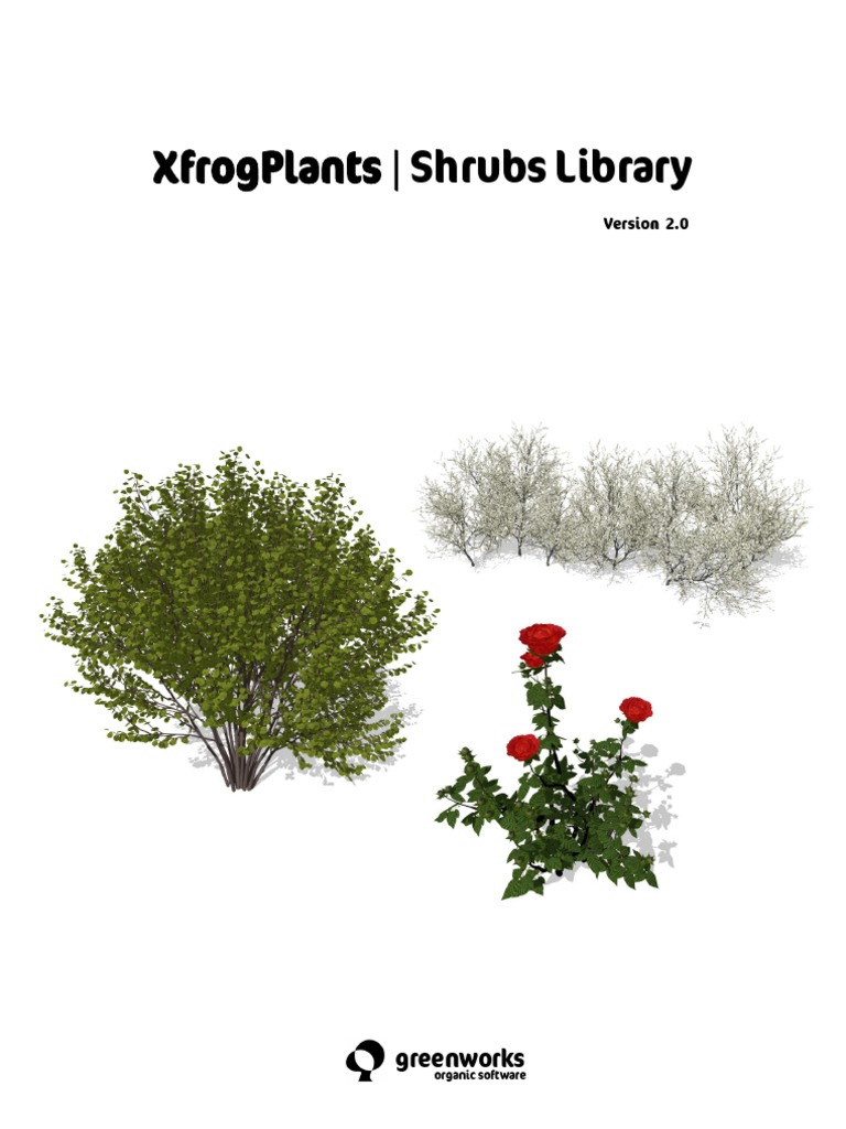 Xfrogplants - Shrubs Library | PDF | Trees | Domesticated Plants