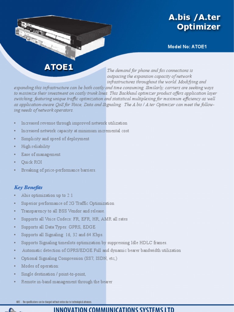 ABIS Interface Optimizer | PDF | Networks | Physical Layer Protocols