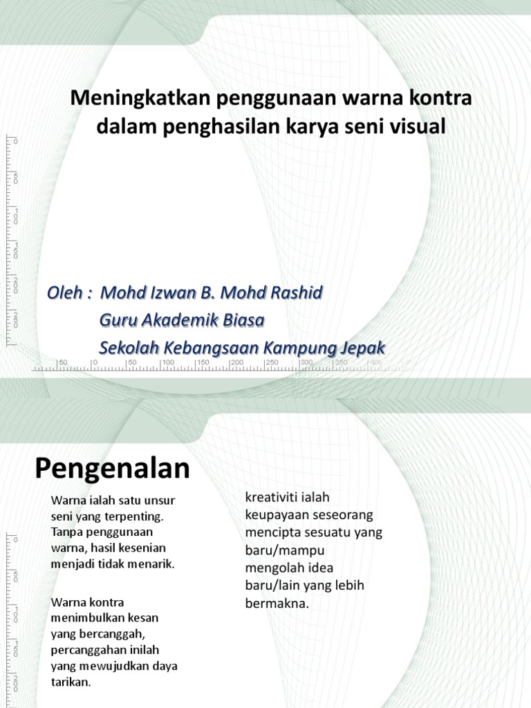 Penggunaan Warna Kontra | PDF