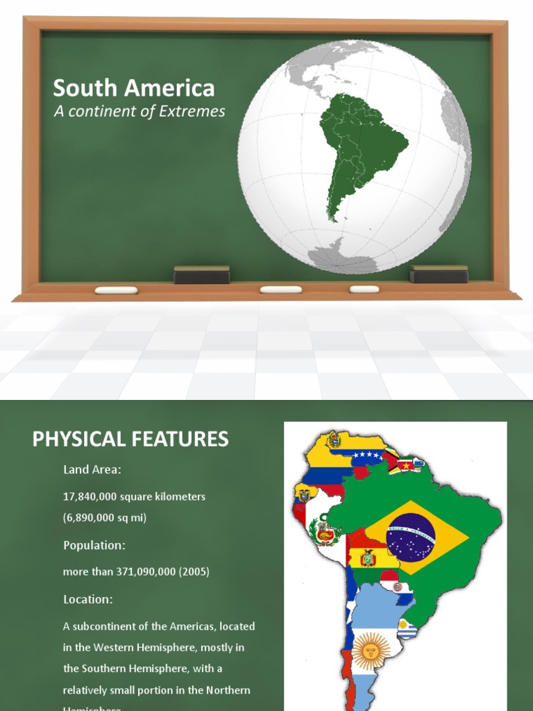 South America: Geography and Features | PDF | South America | Americas