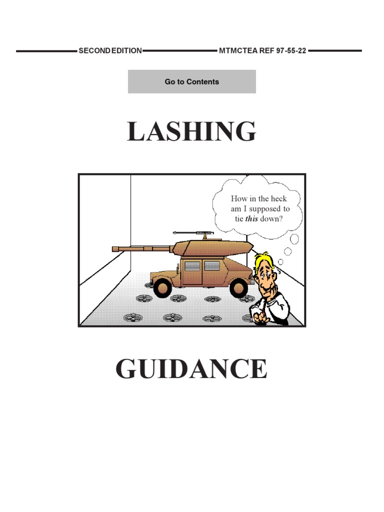 Marine Lifting and Lashing Handbook | PDF | Humvee | Ships