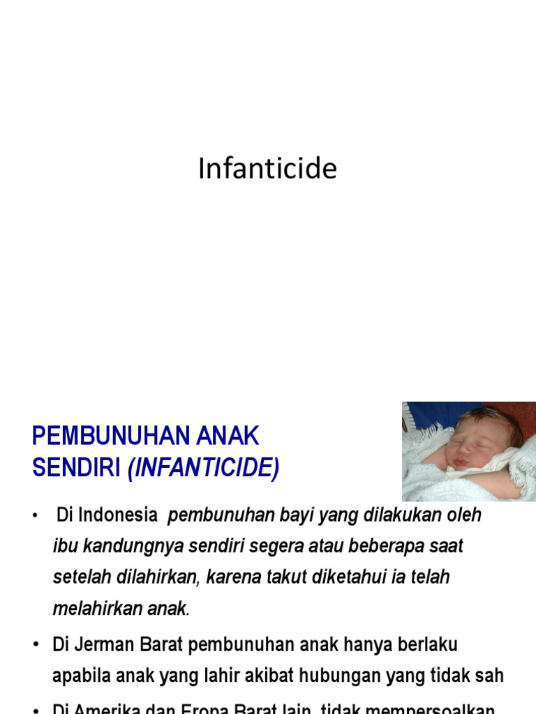 Infanticide | PDF | Kesehatan Holistik