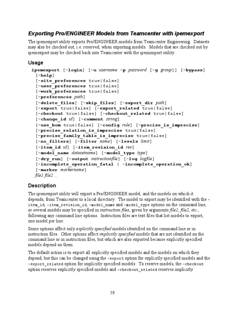 IPEM Imp Export | PDF | Command Line Interface | Parameter (Computer Programming)