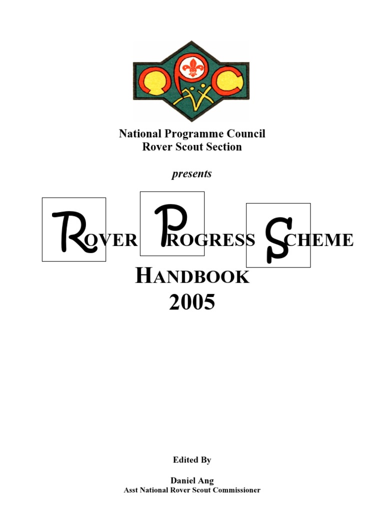 Rover Scout Progress Badge Training Scheme | Scouting | Camping