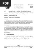 MARINE Manual of Permitted Operation (Marine MOPO) 2017 Rev 1 | PDF ...