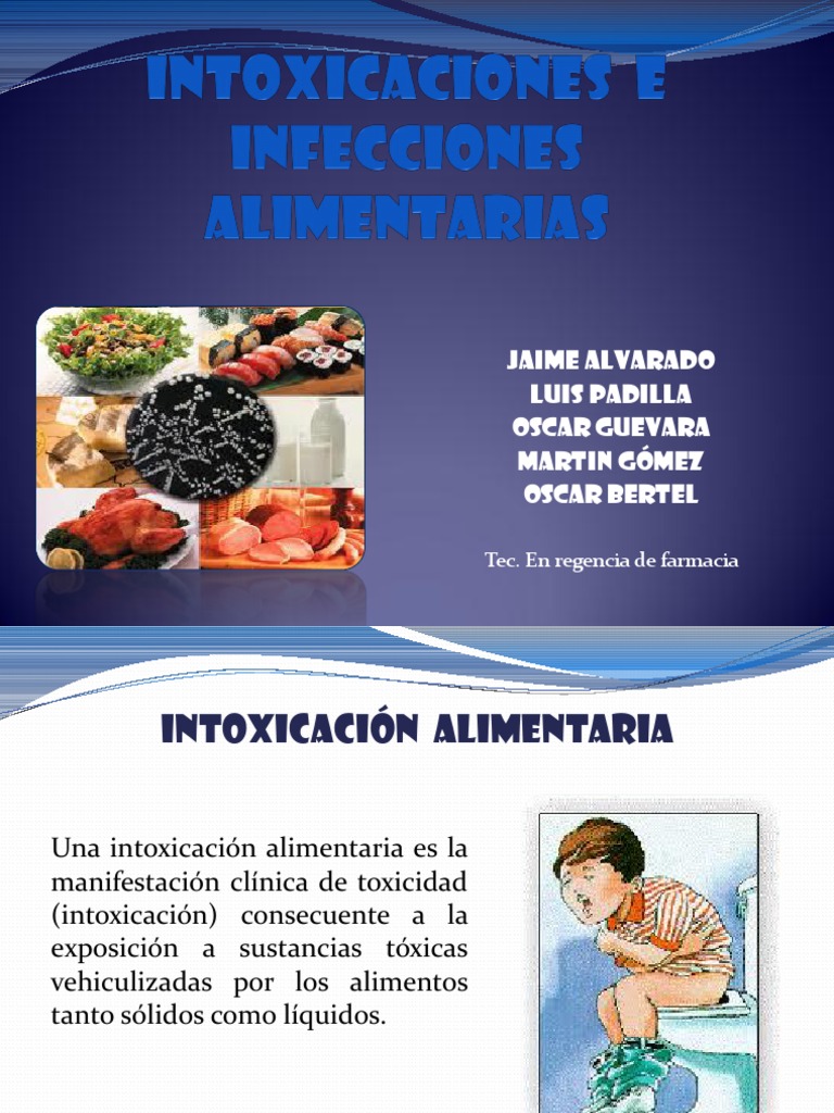 Intoxicacion Alimentaria | PDF | Enfermedades transmitidas por ...