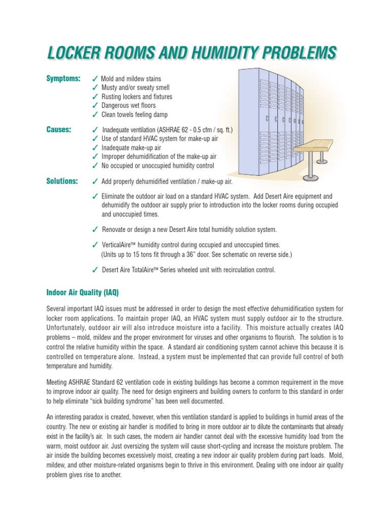 WP-2 - Locker Rooms and Humidity Problems | PDF | Hvac | Ventilation ...
